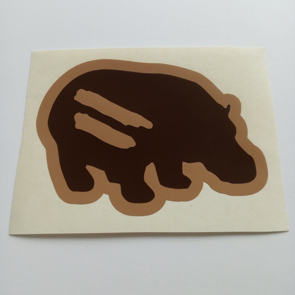 Hippo Sticker